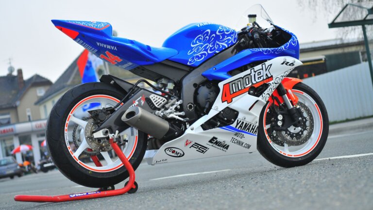 Yamaha R6 Racing „Customer-DSG“ Design Folierung - 4moto® - Bikedekore, Motorrad-Dekore ...