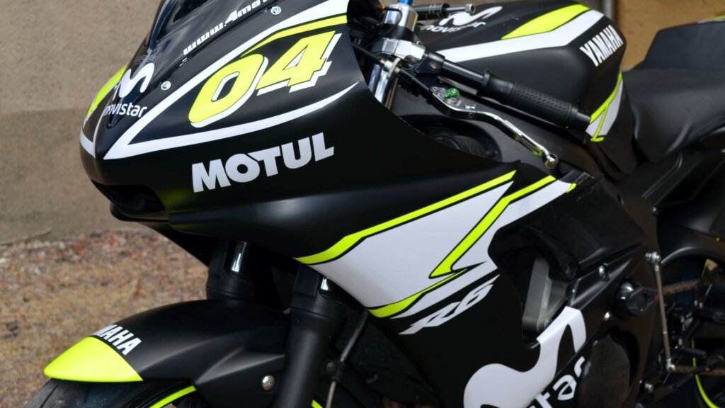 YAMAHA R6 Racing Designfolierung Custom - 4moto® - Bikedekore, Motorrad-Dekore, Folierungen,